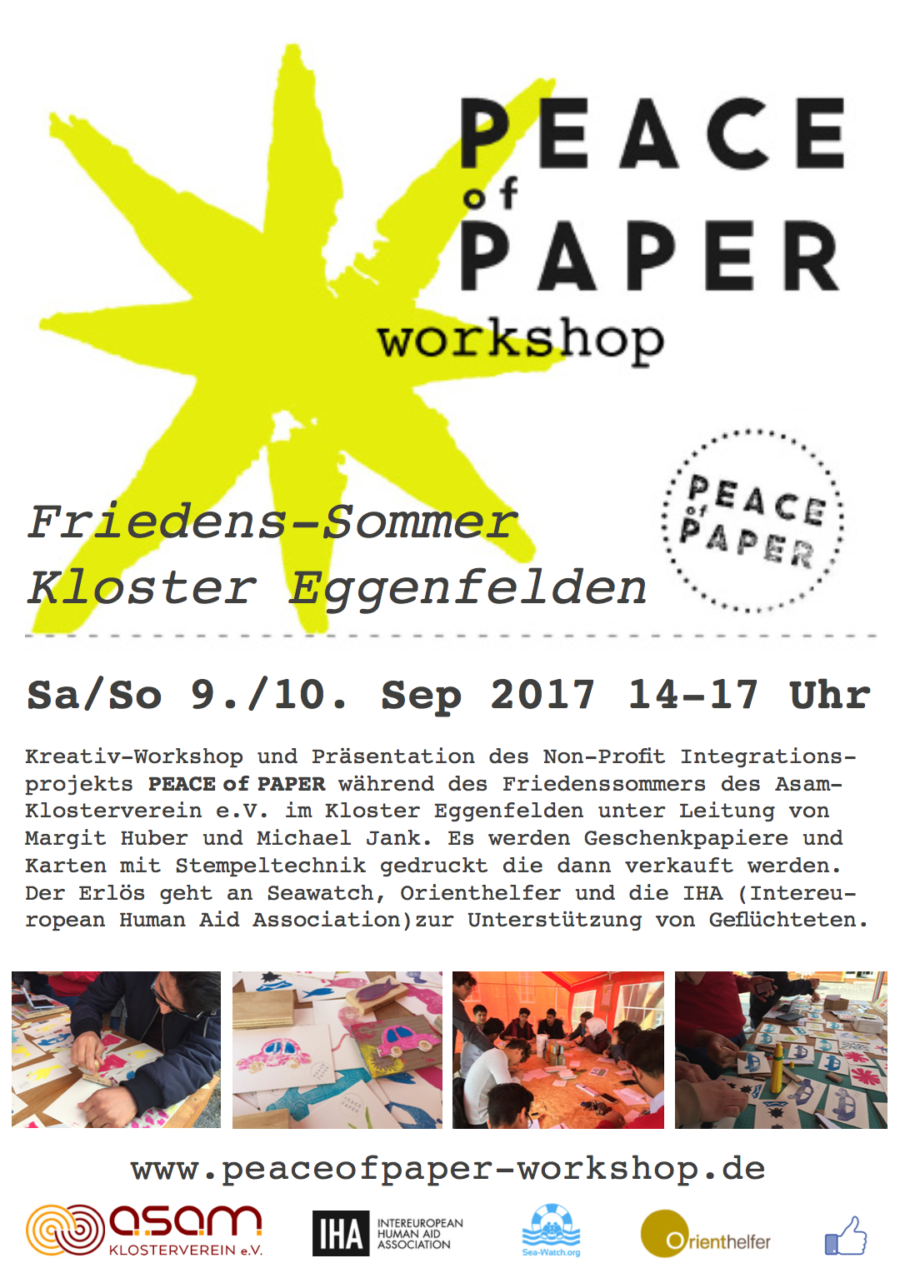 peace-of-paper – ASAM Klosterverein e.V.